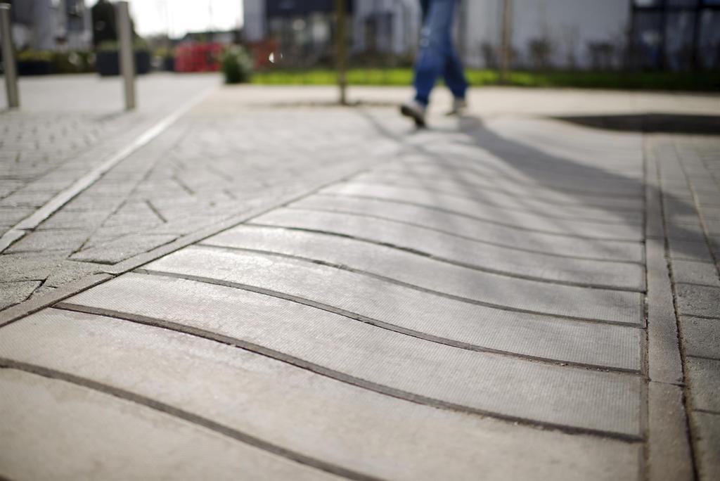 S-ramp reinforced concrete road hump | Marshalls | ESI External Works