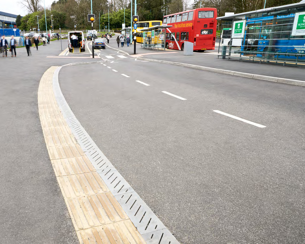 Pave Drain drainage solution for major bus interchange | Marshalls ...