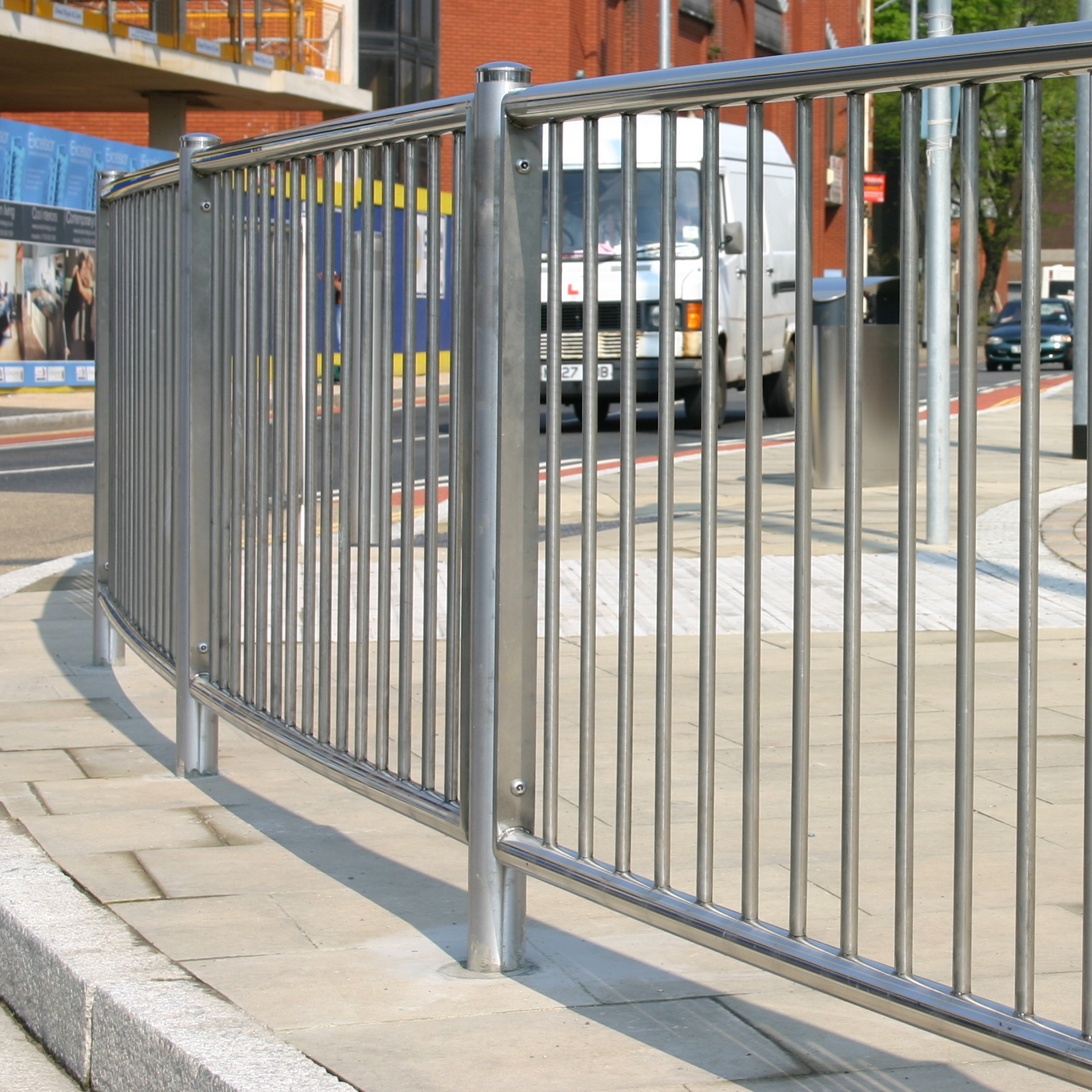 ASF protective post and rail systems | Architectural Street Furnishings ...