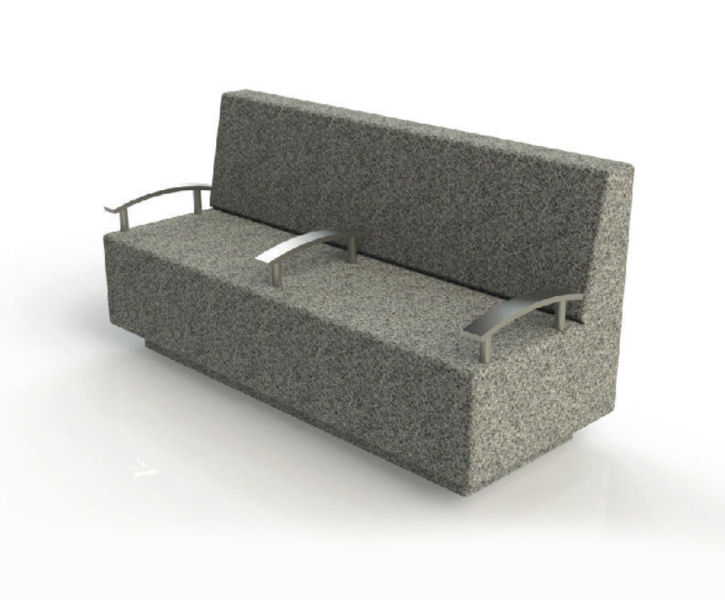 ASF Cubist granite bench seat | Architectural Street Furnishings | ESI ...