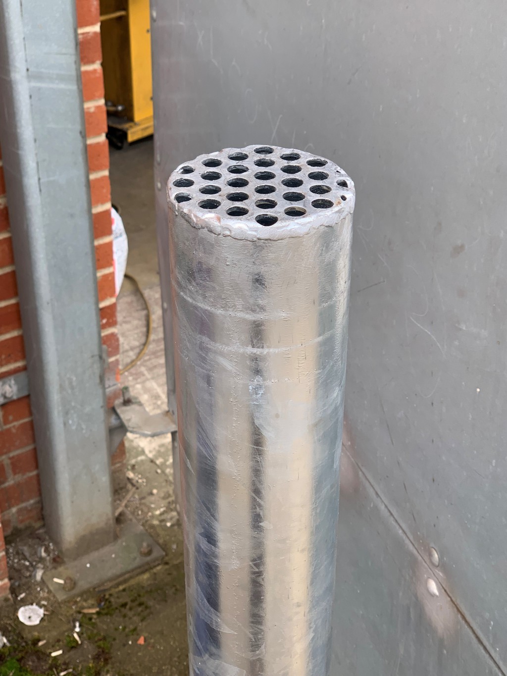 ASF Utility gas vent stack utilitarian breathing bollard ...