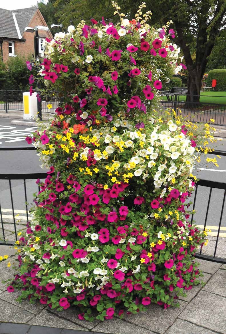 Flower Towers - circular base | Plantscape | ESI External Works