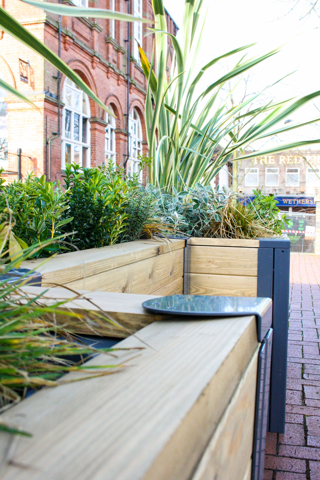 Wooden parklets for public spaces | Plantscape | ESI External Works