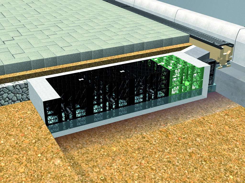 Permavoid shallow geocellular water management system | Polypipe Civils ...