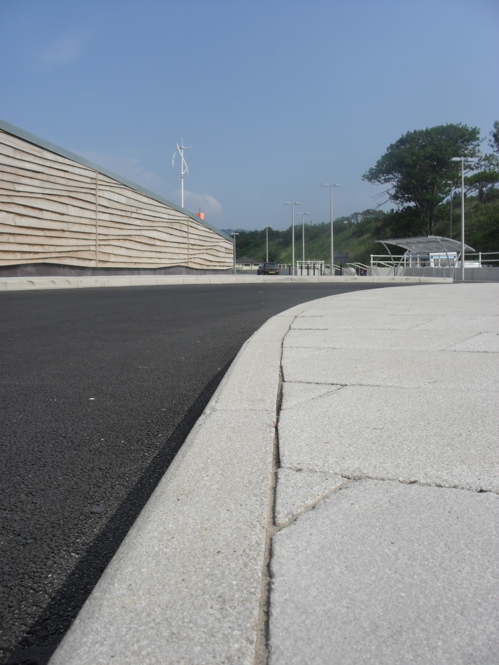 Saron textured concrete kerb | Ruthin Precast Concrete | ESI External Works