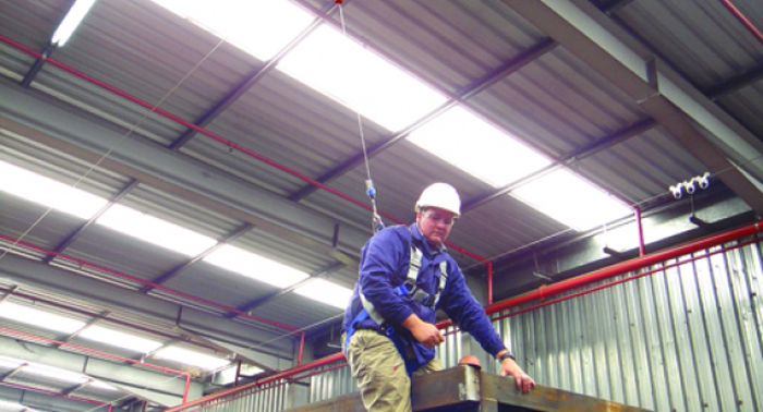 KeeLine® Overhead fall protection system | Safesite | ESI Building Design