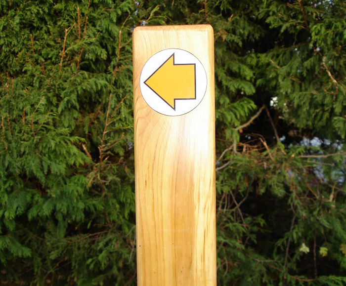 Waymarker posts and discs | Shelley Signs | ESI External Works