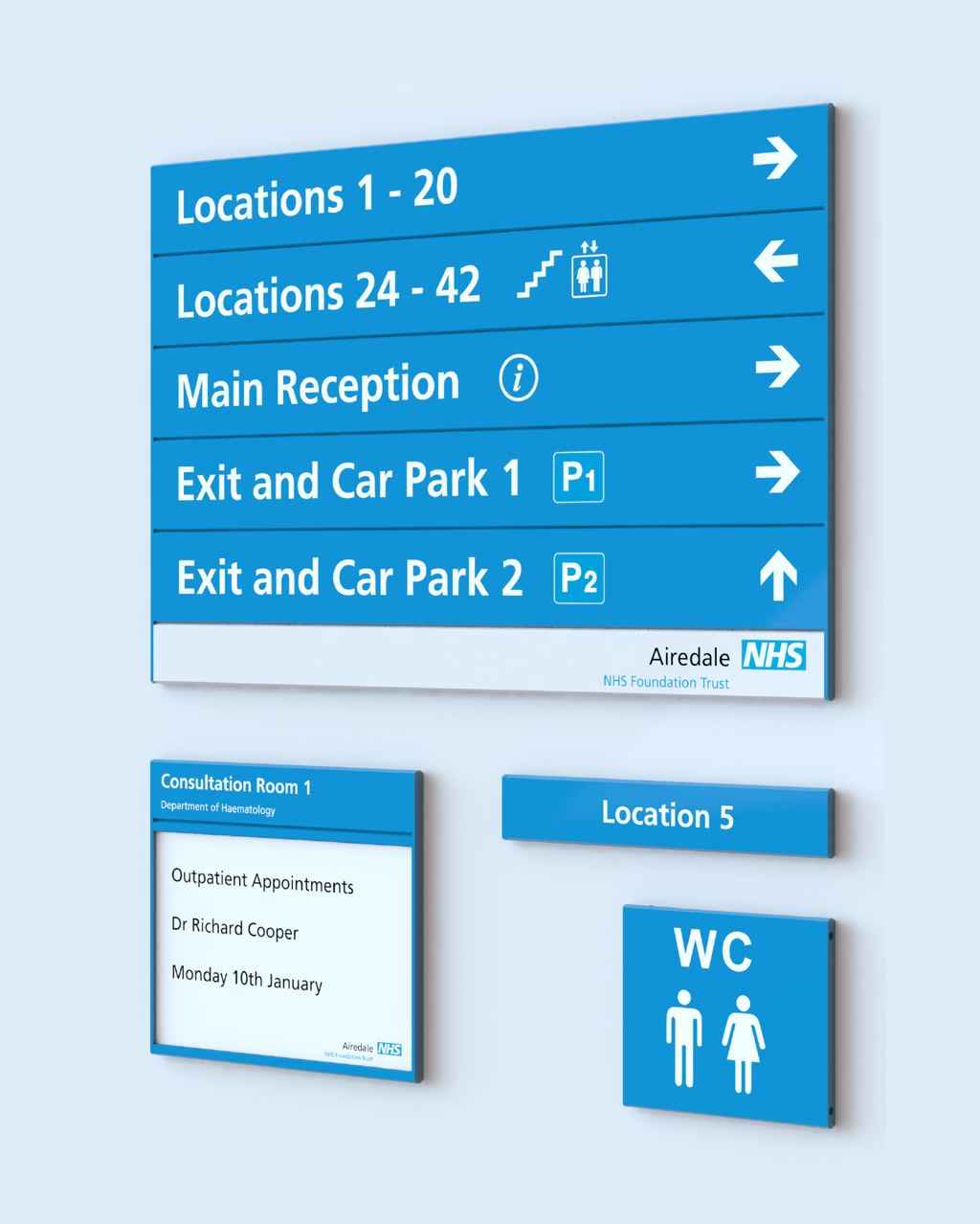 Signify internal modular sign system | Signscape and Signconex | ESI ...