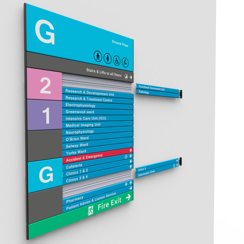 Signify internal modular sign system | Signscape and Signconex | ESI ...