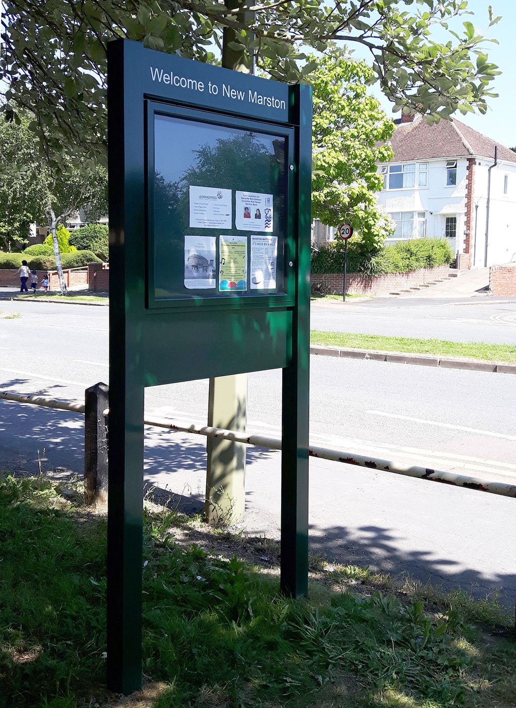 Varicase glazed, lockable external noticeboards | Signscape and ...