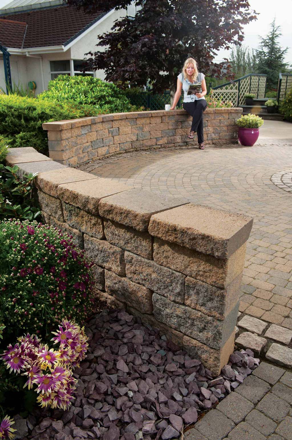 Garden Stone walling | Tobermore | ESI Building Design