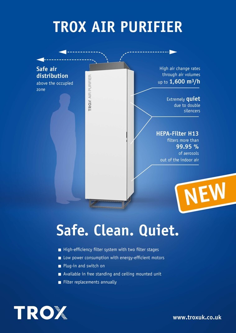 TROX Air Purifier | TROX UK | ESI Building Services