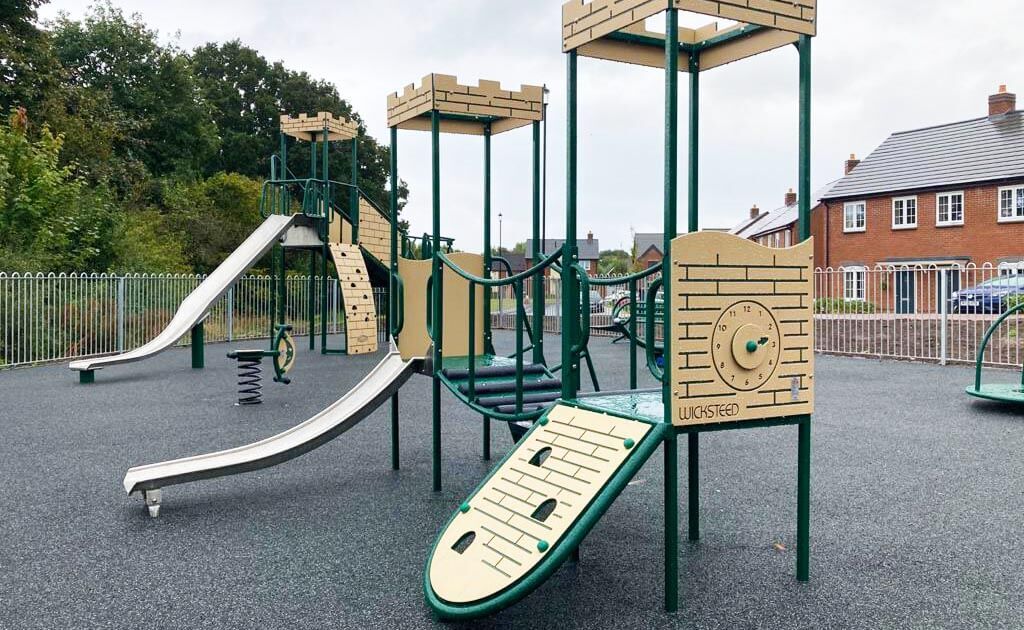 Play area created for housing development - Apley Castle | Wicksteed ...