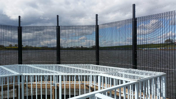 High security perimeter fencing for reservoir | Zaun | ESI External Works