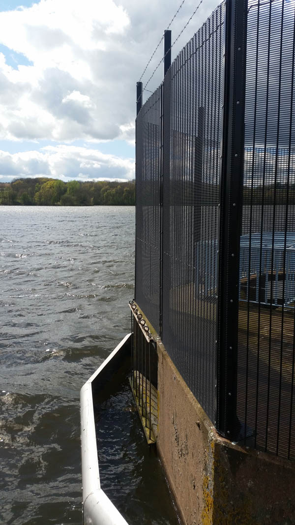 High security perimeter fencing for reservoir | Zaun | ESI External Works