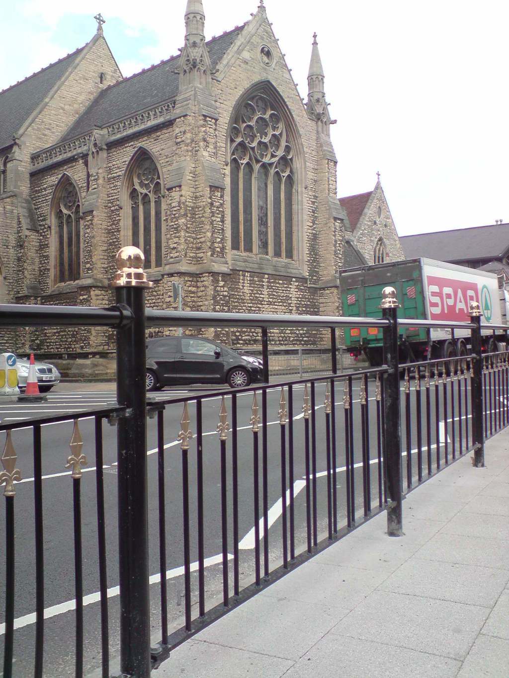 Decorative pedestrian guardrails | Alpha Rail | ESI External Works
