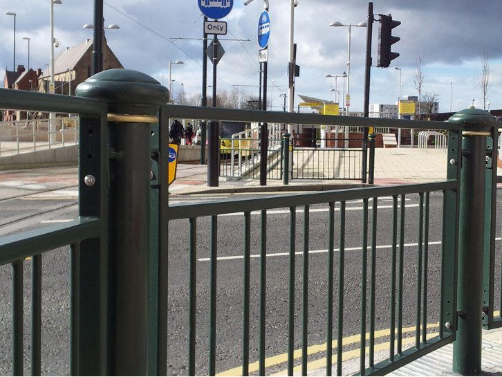 Decorative pedestrian guardrails | Alpha Rail | ESI External Works