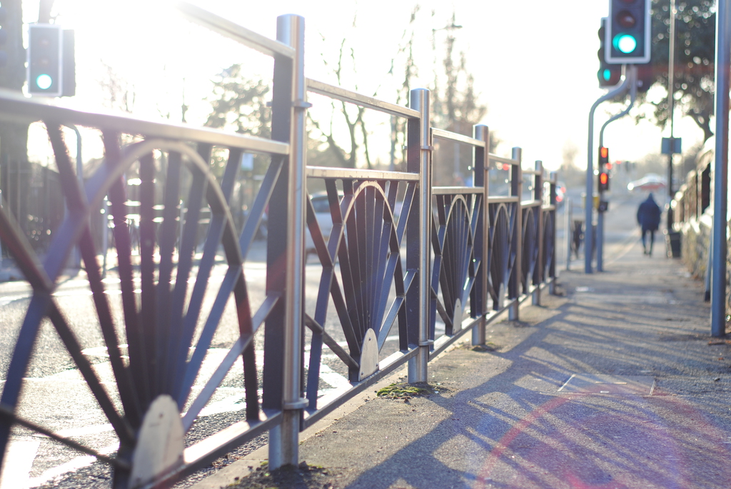 Decorative pedestrian guardrails | Alpha Rail | ESI External Works