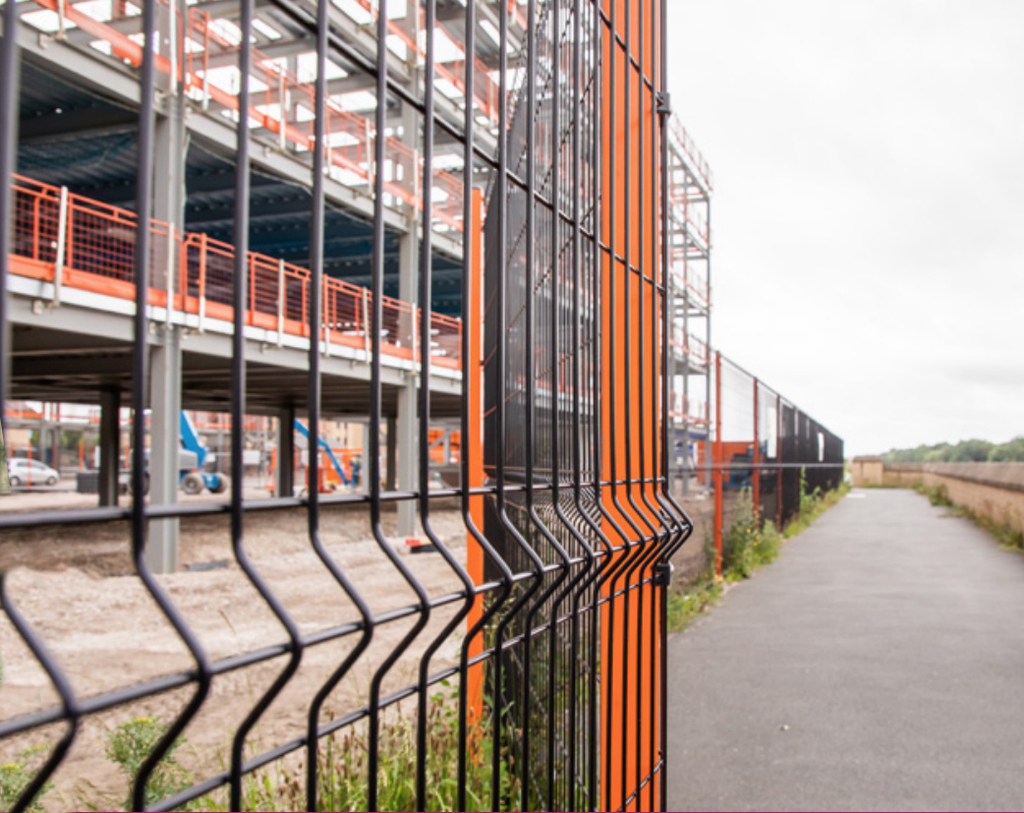 VGuard - economic GP rigid panel mesh fence with V Beam | Barkers ...