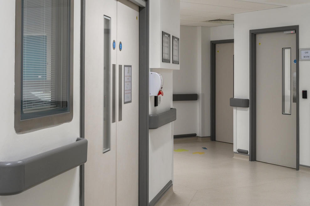 Comprehensive wall protection scheme for neonatal unit | Construction ...