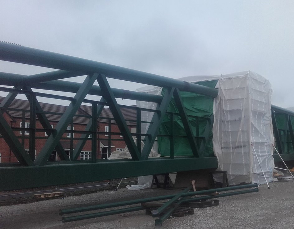 Warren truss footbridge over Tamworth railway | CTS Bridges | ESI ...