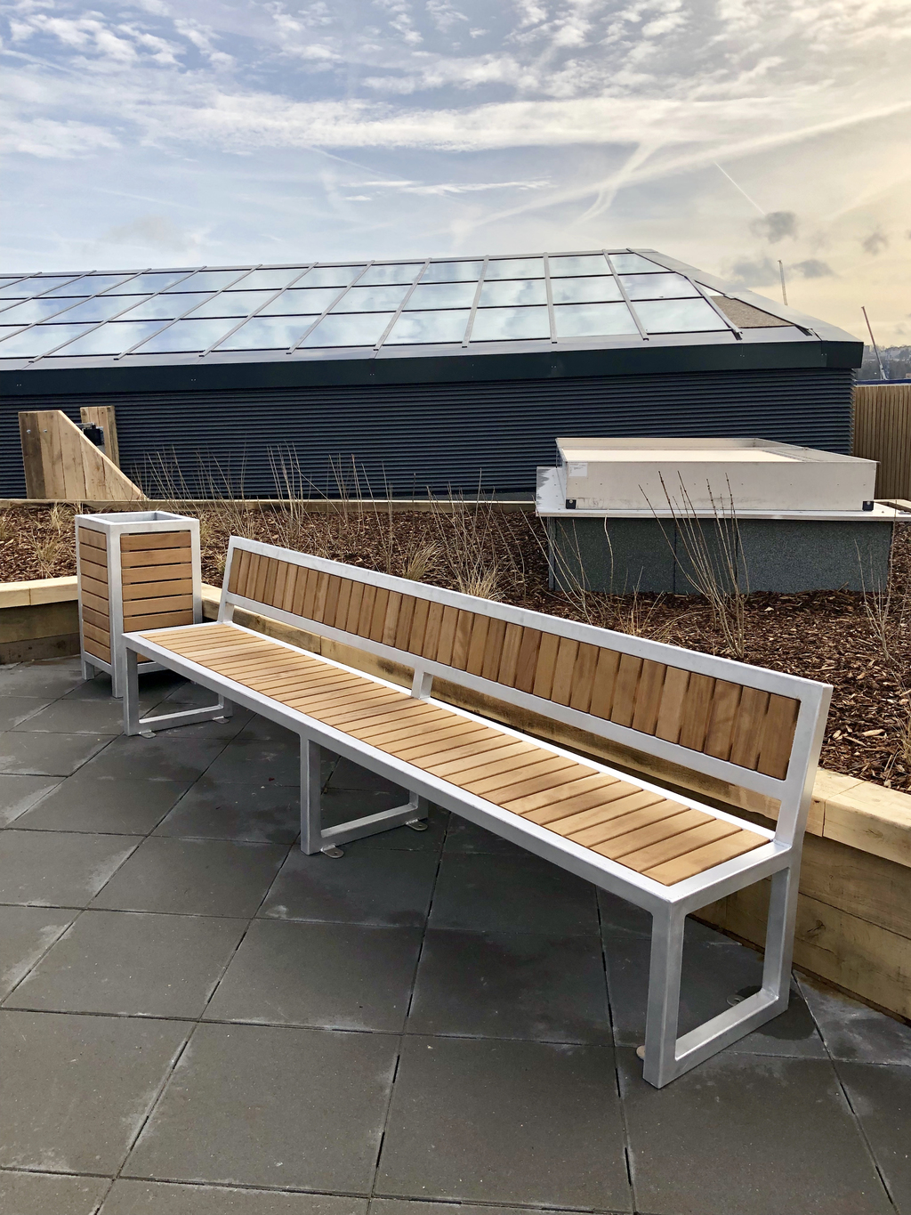 External furniture for sustainable IKEA rooftop garden | Benchmark ...