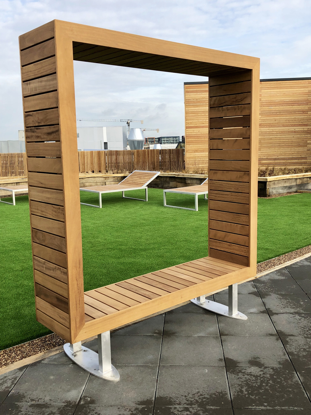 External furniture for sustainable IKEA rooftop garden | Benchmark ...