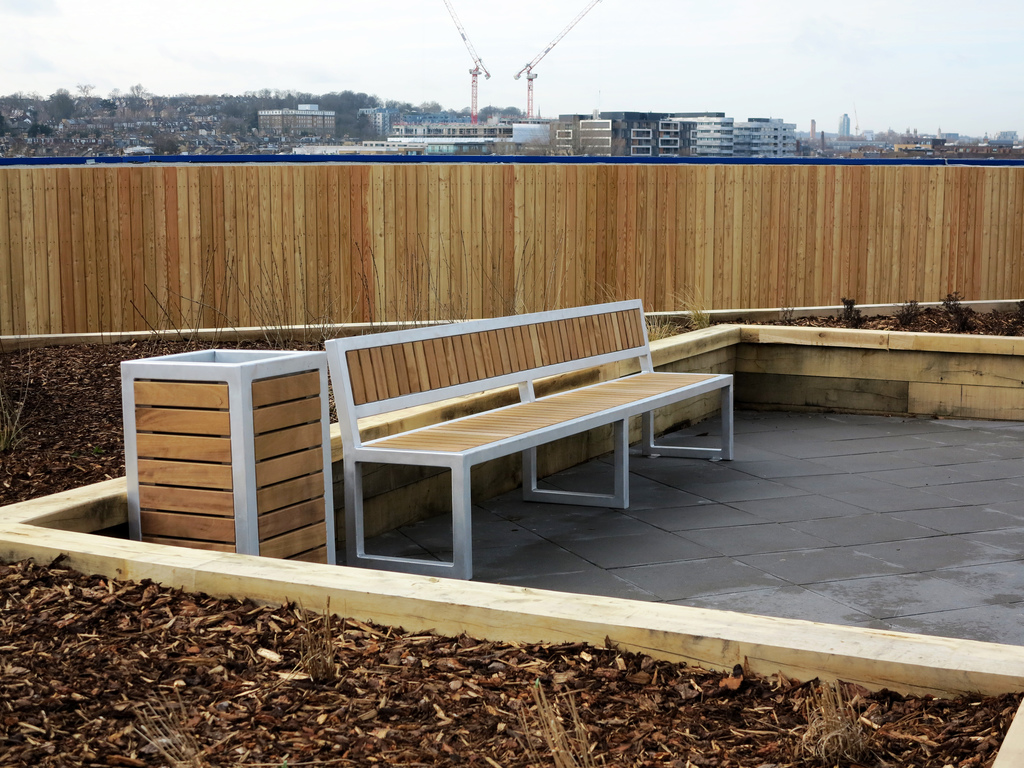 External furniture for sustainable IKEA rooftop garden | Benchmark ...