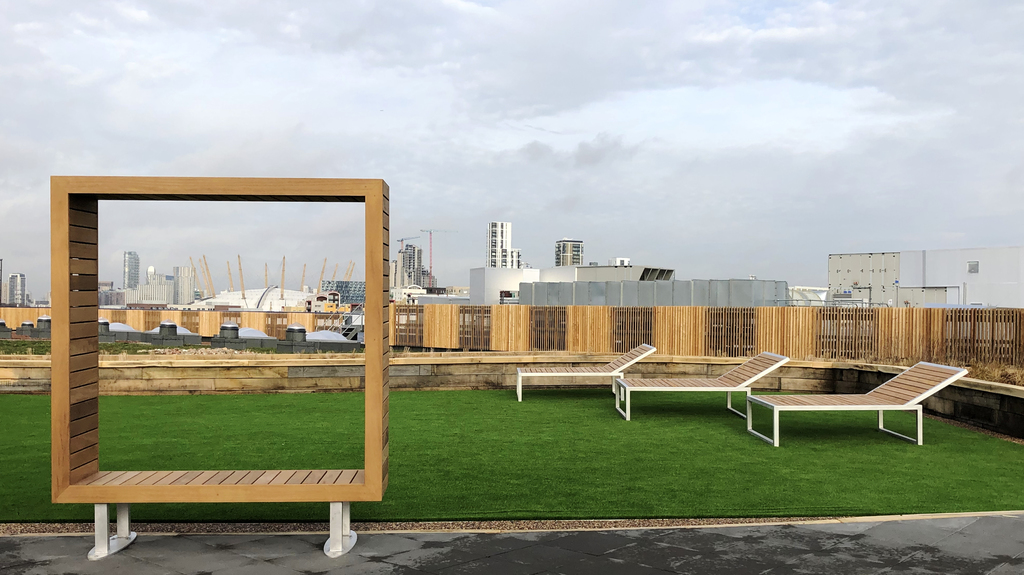 External furniture for sustainable IKEA rooftop garden | Benchmark ...