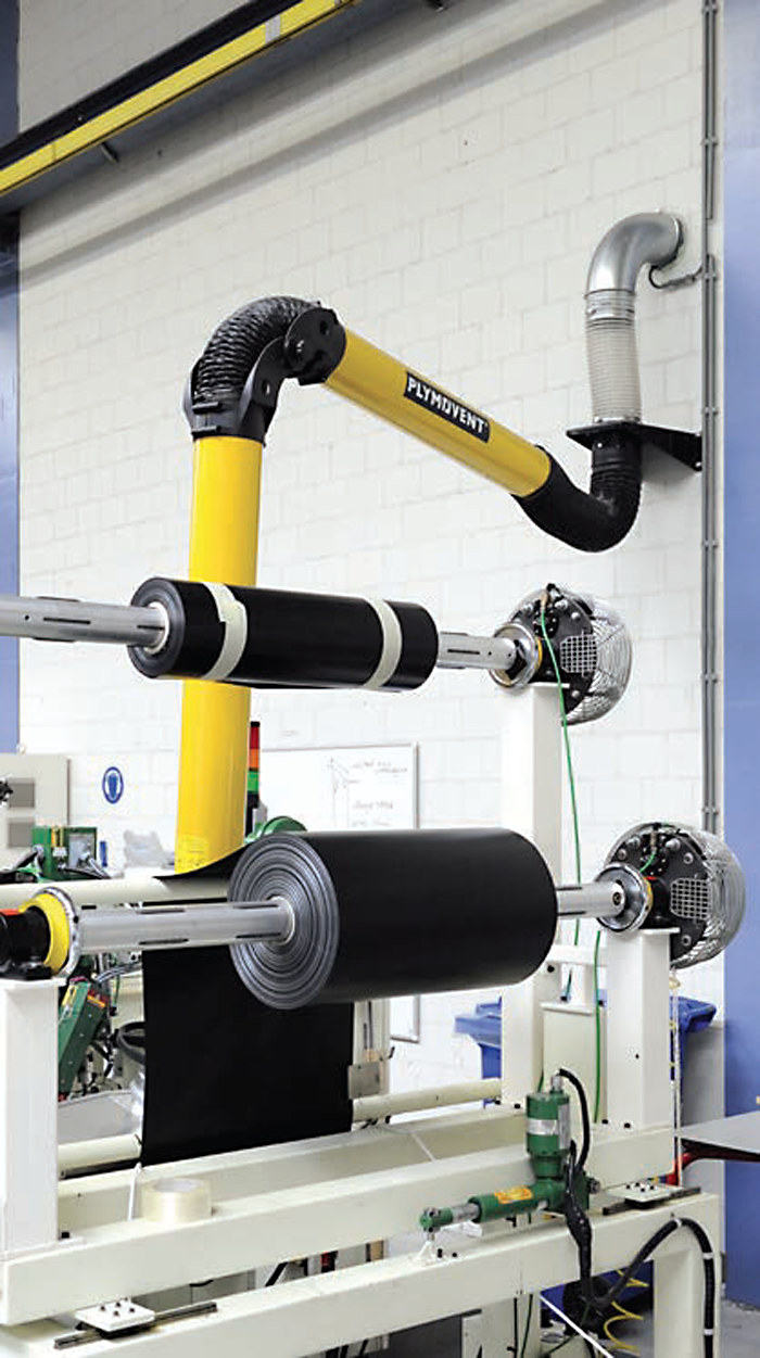 KUA extractor arm | Plymovent | ESI Building Services
