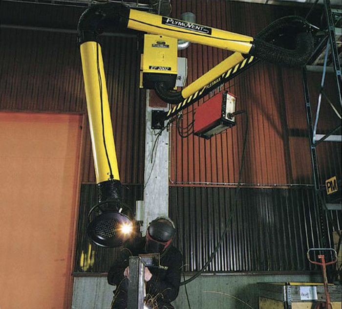 FlexMax® long reach extractor arm | Plymovent | ESI Building Services