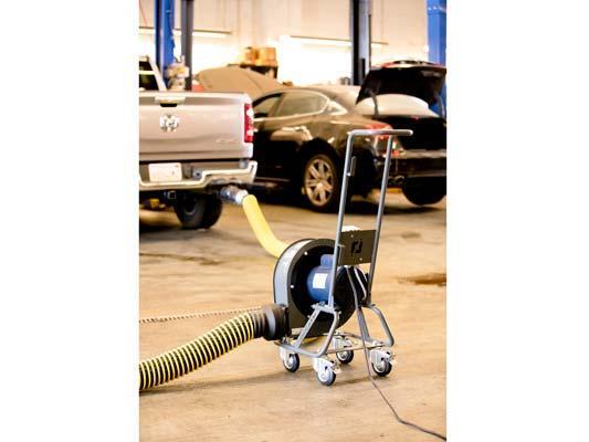 FumeCaddie portable vehicle exhaust extractor | Plymovent | ESI ...