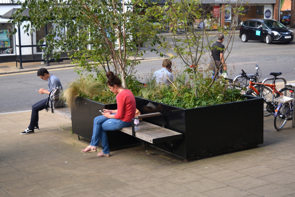 Stratum planter / seating unit | Street Design | ESI External Works