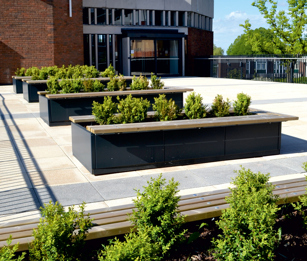 Stratum planter / seating unit | Street Design | ESI External Works