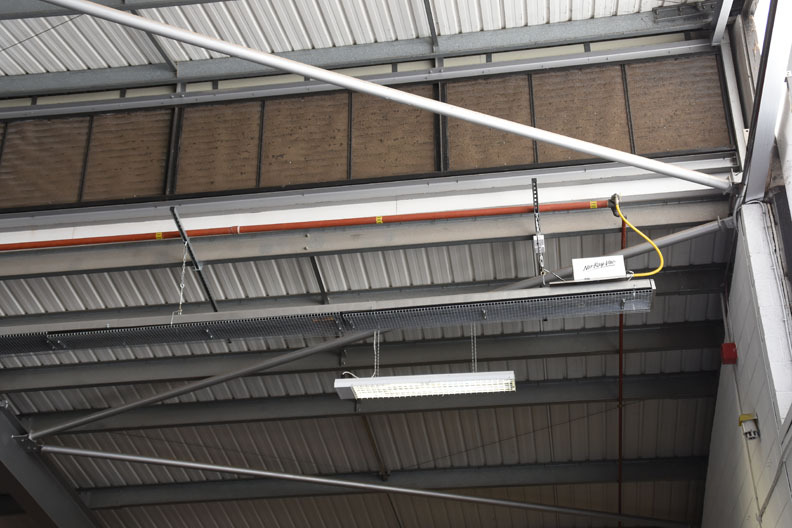 Sports hall heating and ventilation | Reznor | ESI Building Services