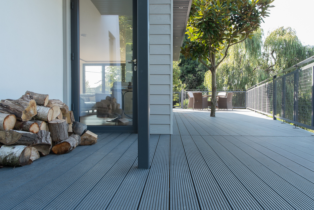 Composite wood polymer decking for riverside property | ecodek® | ESI ...