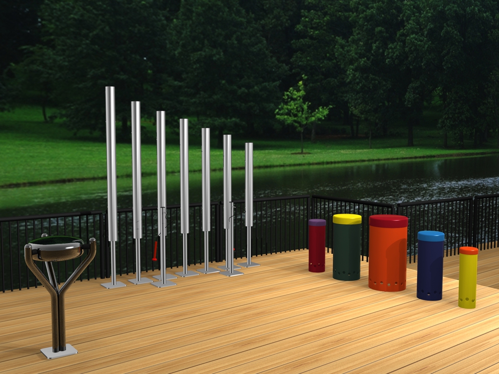 Trio - outdoor musical instrument ensemble | Percussion Play | ESI ...