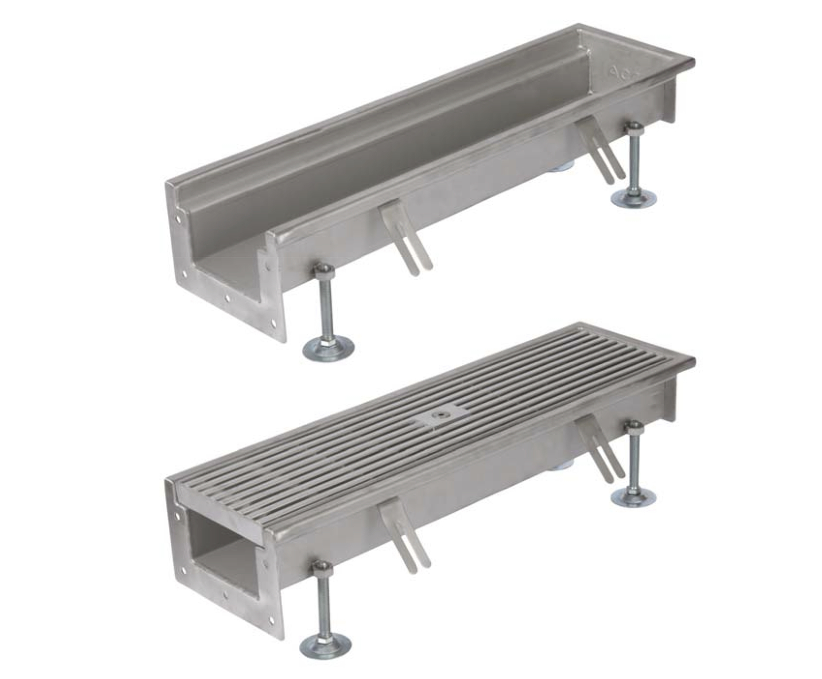 AS301 stainless steel box channel drain | ACO Building Drainage Ltd ...