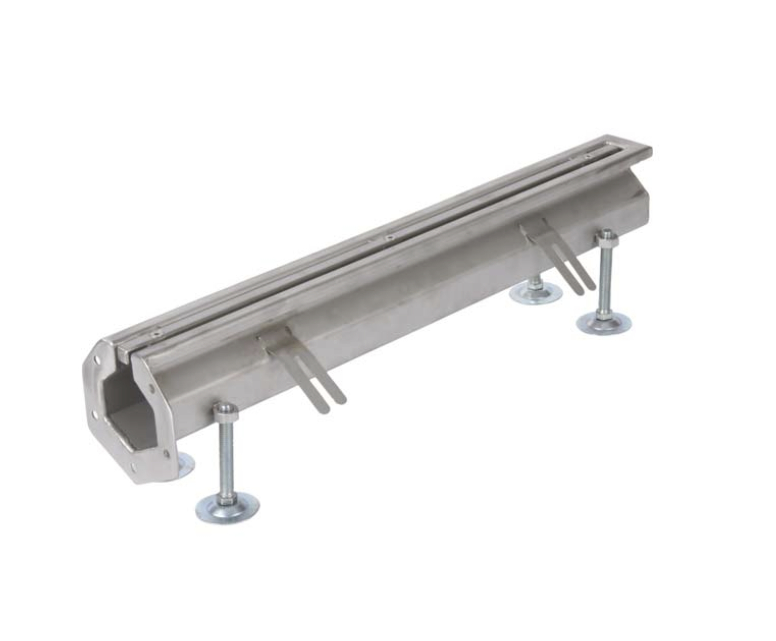 AS601 stainless steel slot channel with toebar | ACO Building Drainage ...