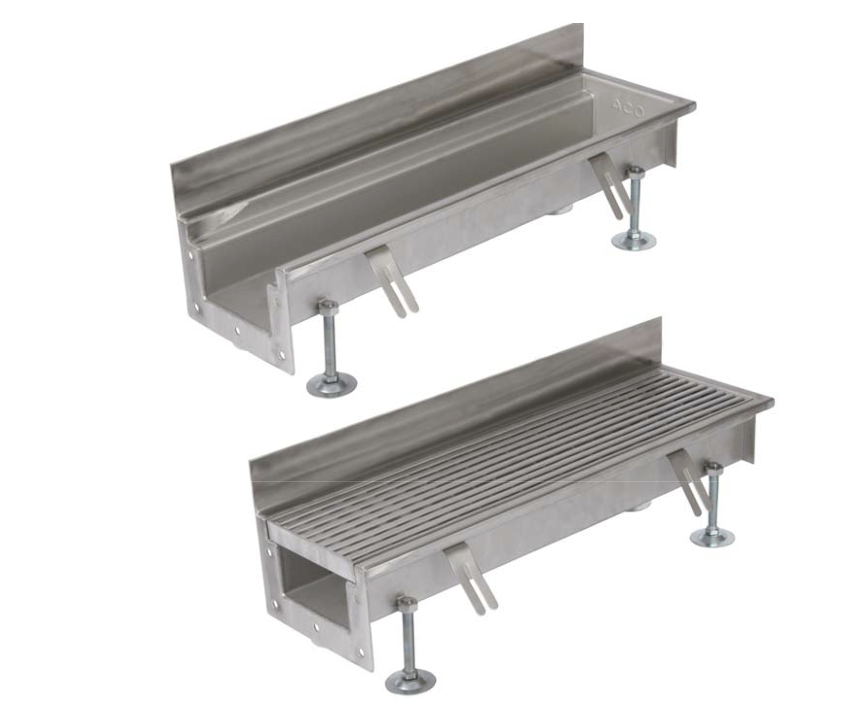 AS701 stainless steel upstand channel drain | ACO Building Drainage Ltd ...
