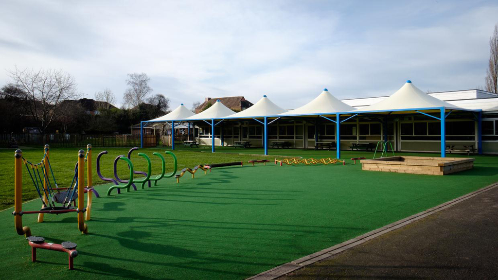 Multi-use playground canopies for primary school | Zenith Canopy ...