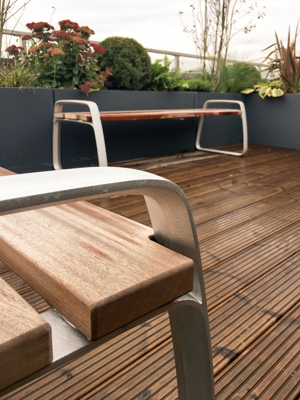 Benches for terraces for a new apartment building | Artform Urban ...