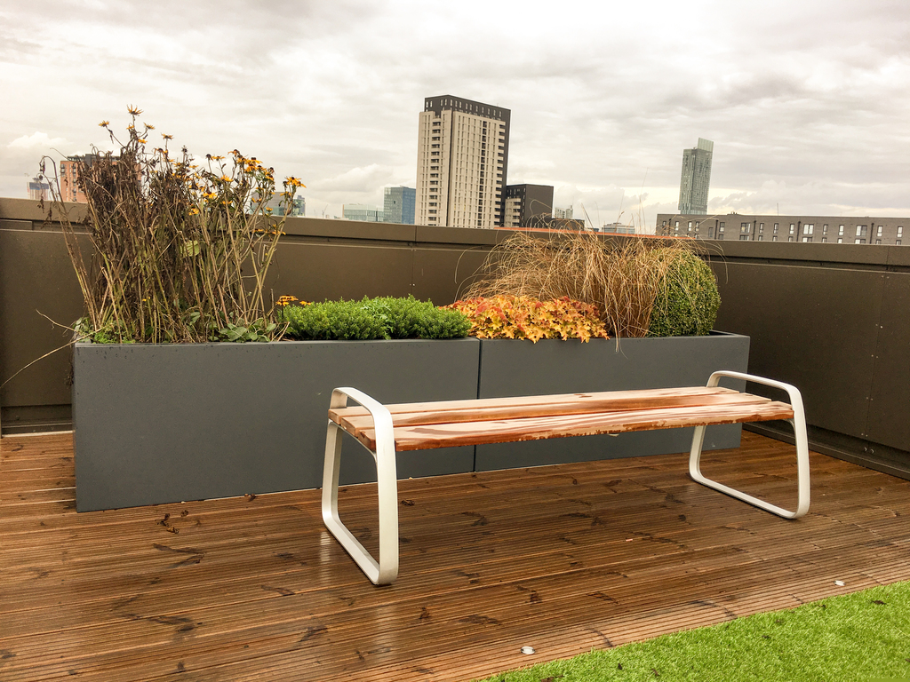 Benches for terraces for a new apartment building | Artform Urban ...