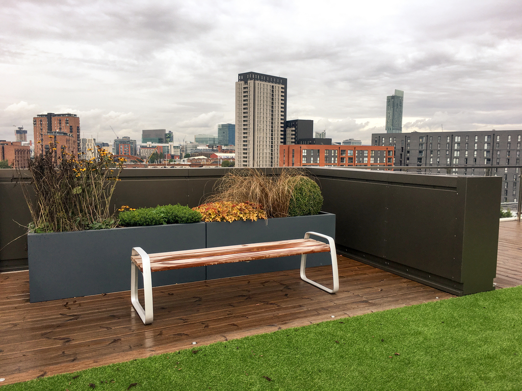Benches for terraces for a new apartment building | Artform Urban ...