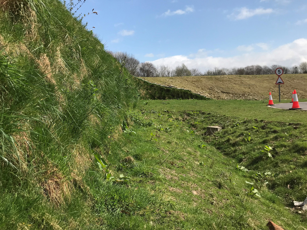 Rootlok vegetated walls for erosion control on slopes | GeoGrow | ESI ...
