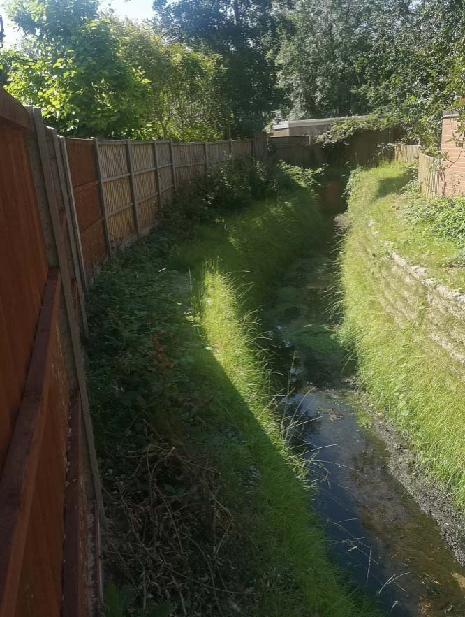 Storm drainage channel restoration using Rootlok | GeoGrow | ESI ...