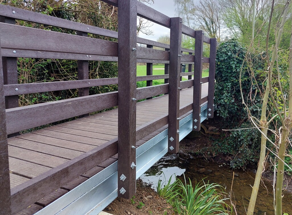 Recycled plastic kit form bridges | Bison Bridges | ESI External Works