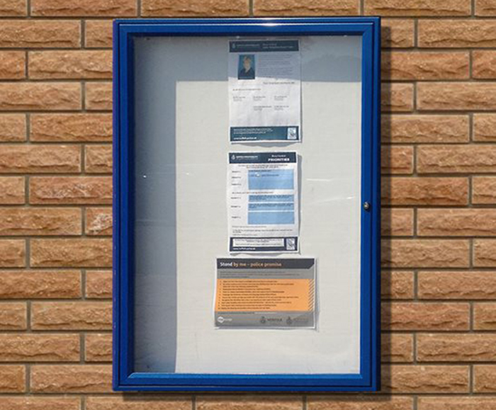 Tradition 30 - 1 door wall mounted outdoor notice board | Notice Board ...