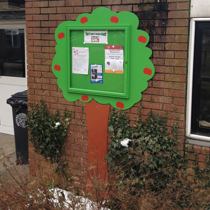 Novelty shaped external notice boards | Notice Board Company | ESI ...