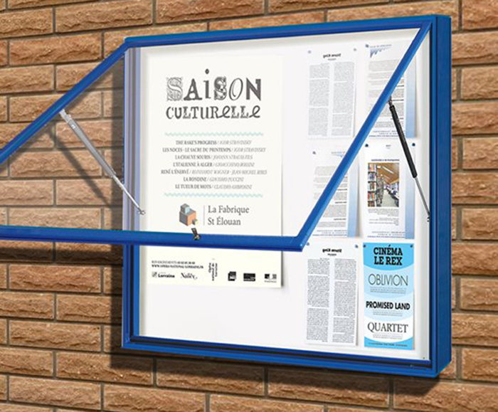 Poster Case 1000 - wall mounted external noticeboard | Notice Board ...